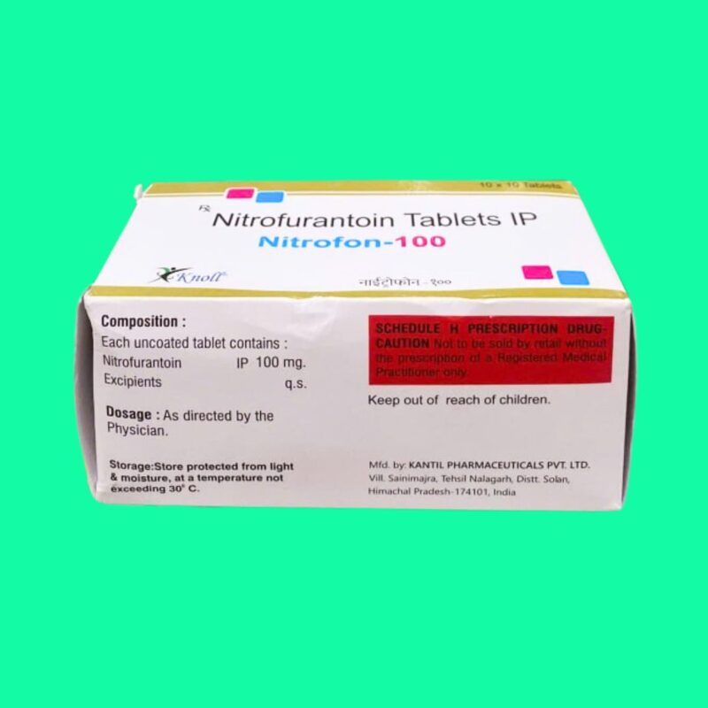 Thuốc Nitrofon-100mg điều trị và dự phòng nhiễm trùng đường tiết niệu