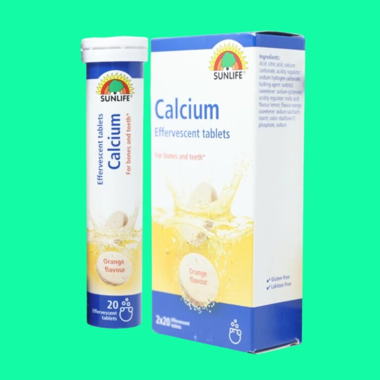 Thuốc Sunlife Calcium Effervescent tablets hỗ trợ xương chắc khỏe