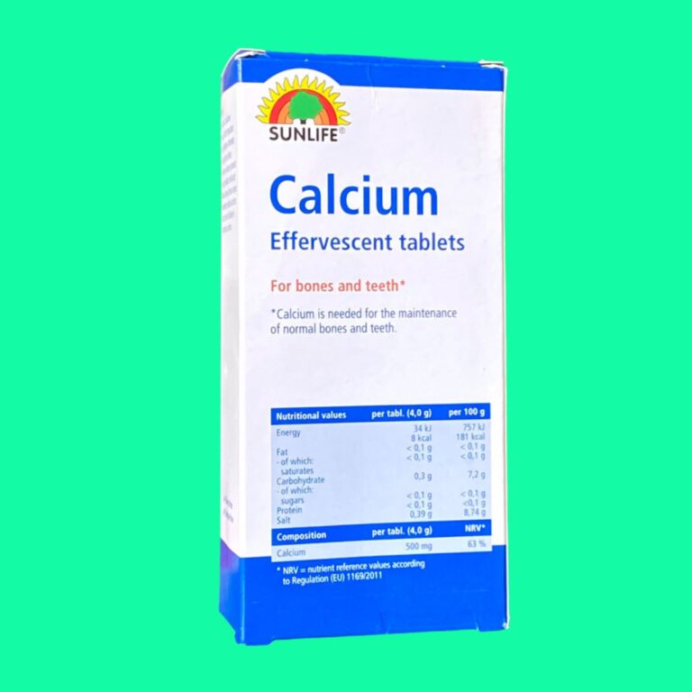 Thuốc Sunlife Calcium Effervescent tablets hỗ trợ xương chắc khỏe