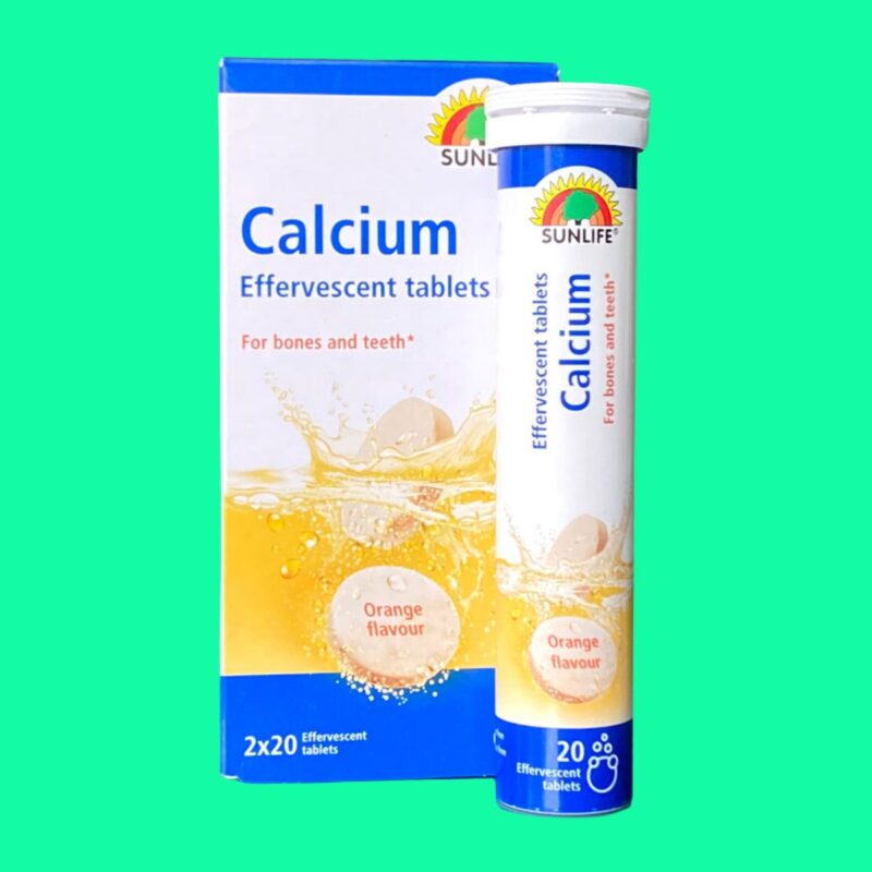 Thuốc Sunlife Calcium Effervescent tablets hỗ trợ xương chắc khỏe