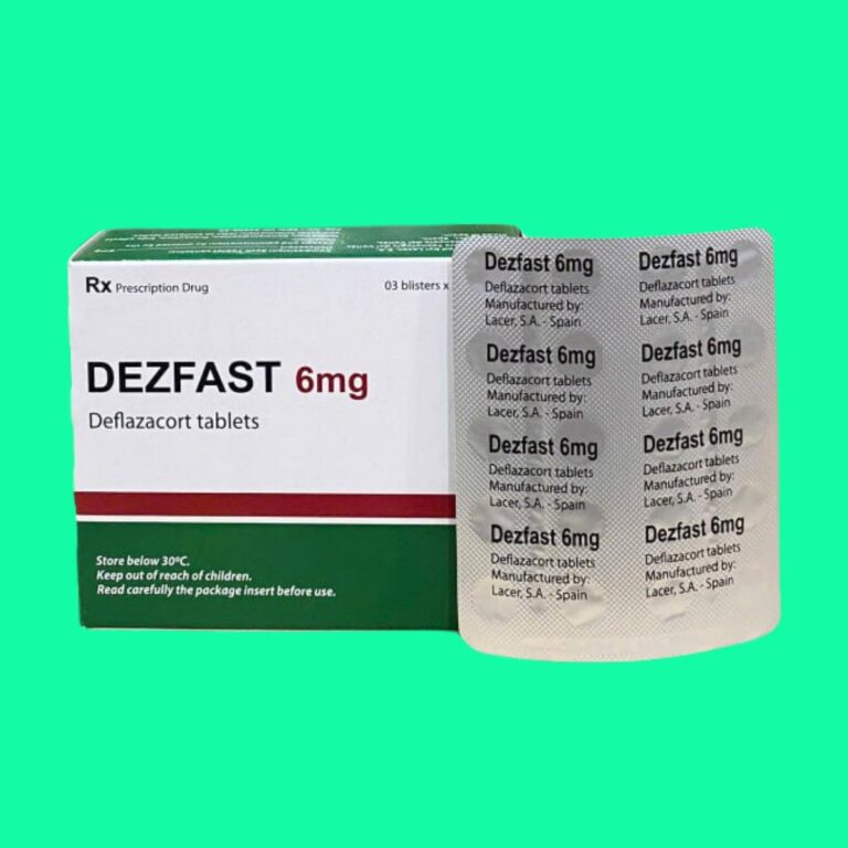 Thuốc Dezfast 6mg (Deflazacort 6mg) kháng viêm và ức chế miễn dịch