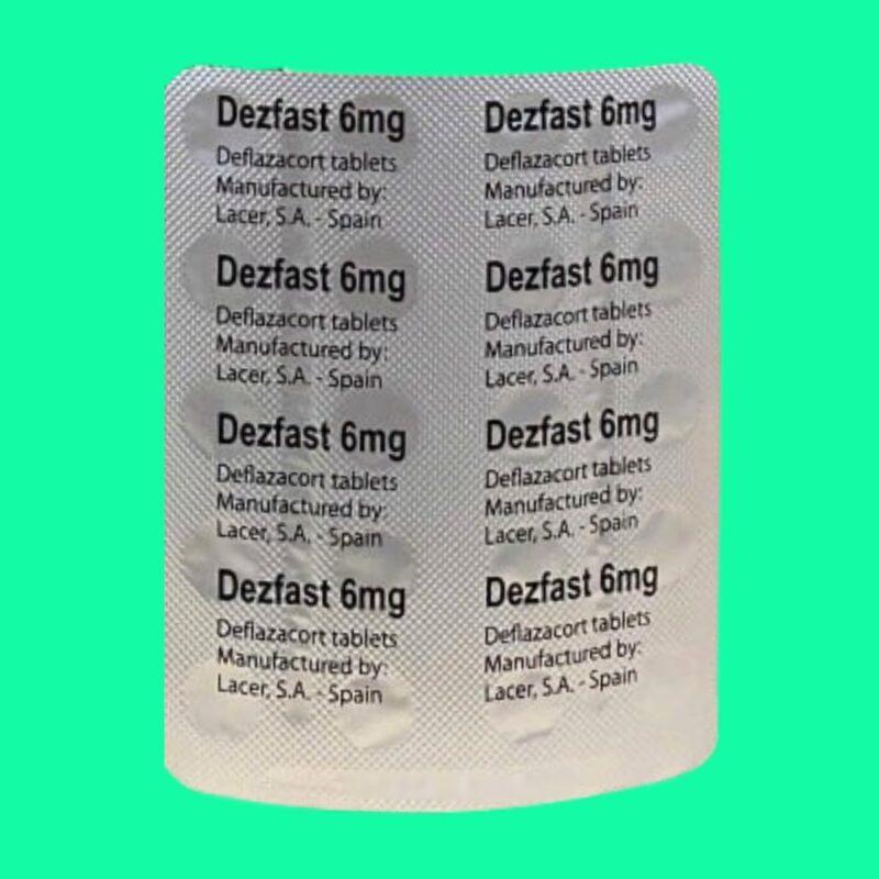 Thuốc Dezfast 6mg (Deflazacort 6mg) kháng viêm và ức chế miễn dịch