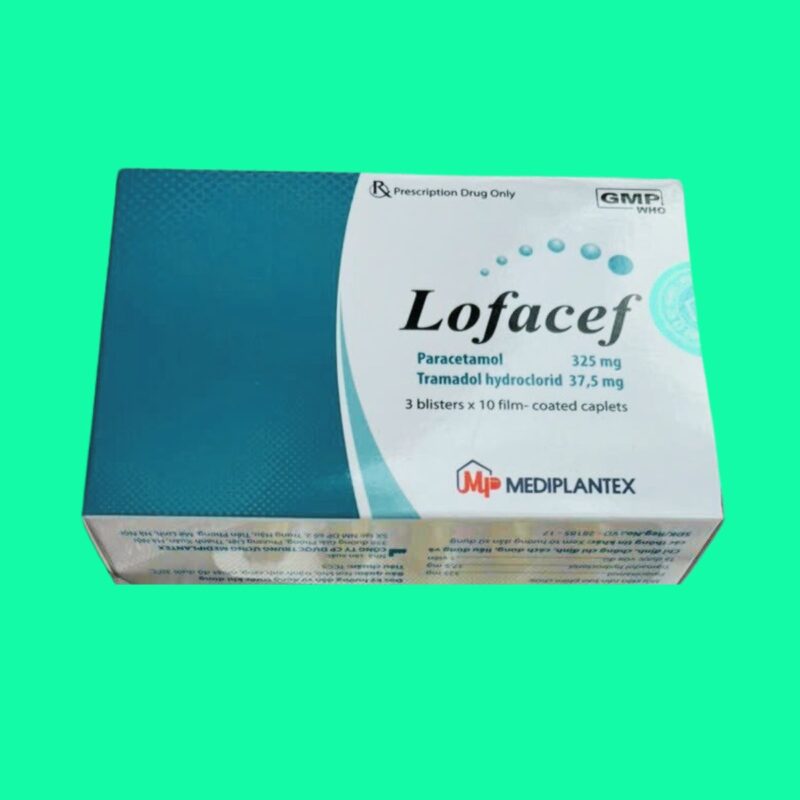 Thuốc Lofacef 325mg/37.5mg điều trị ngắn hạn đau cấp tính