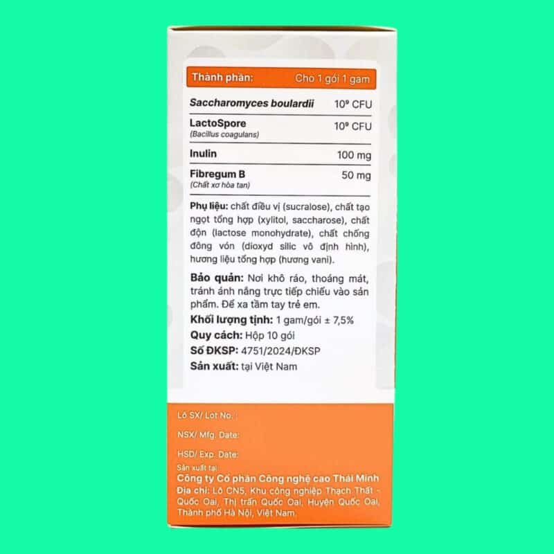 Men vi sinh Tràng Phục Linh hỗ trợ cải thiện tình trạng loạn khuẩn