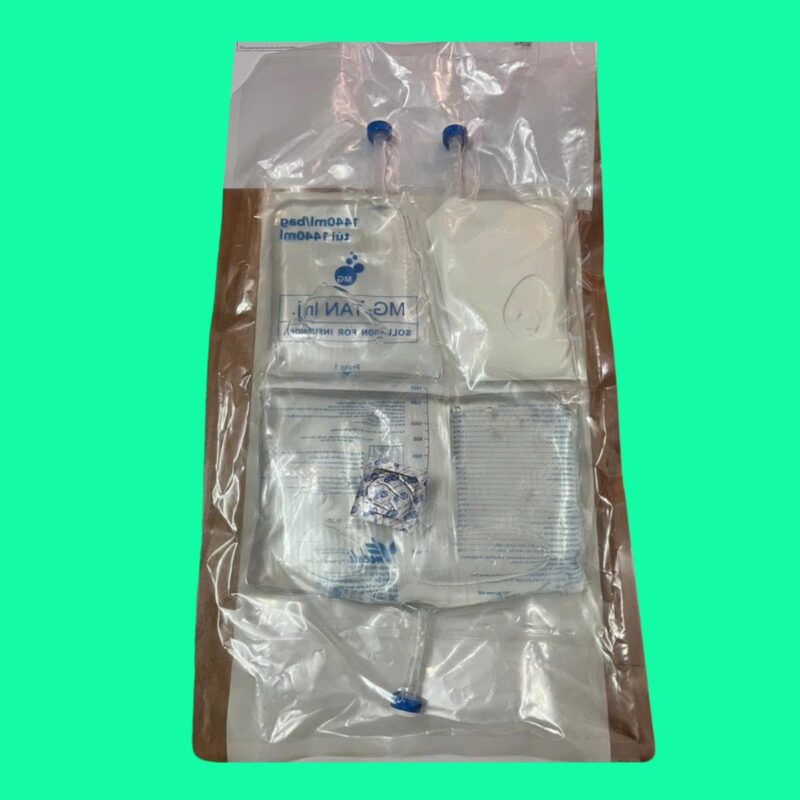 Thuốc MG-Tan Inj. 1440ml cung cấp nước, điện giải, calo cho bệnh nhân