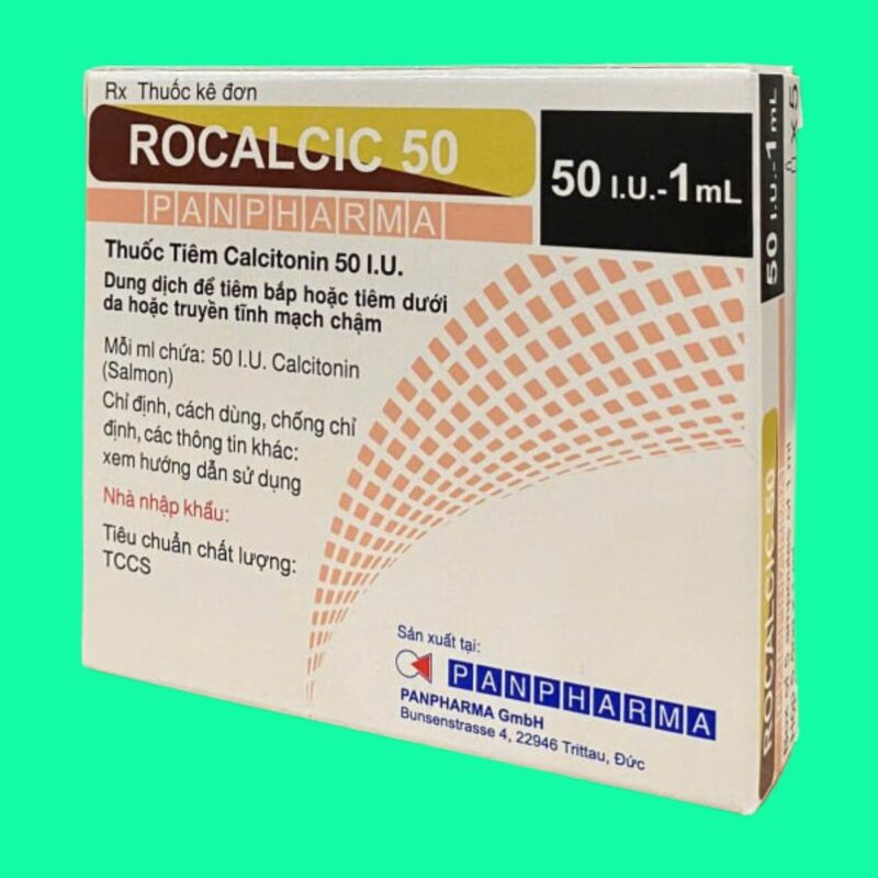 Thuốc Rocalcic 50 (Calcitonin 50IU) ngăn ngừa hủy xương, điều trị Paget