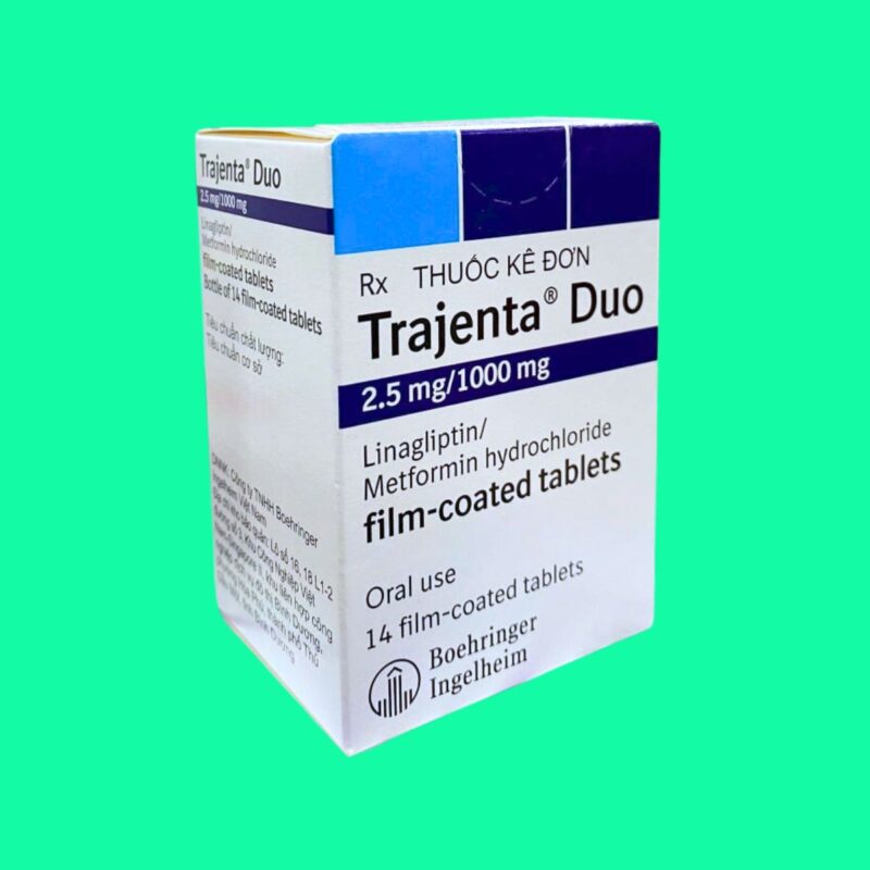 Thuốc tiểu đường type 2 Trajenta Duo 2,5mg/1000mg có tốt không?