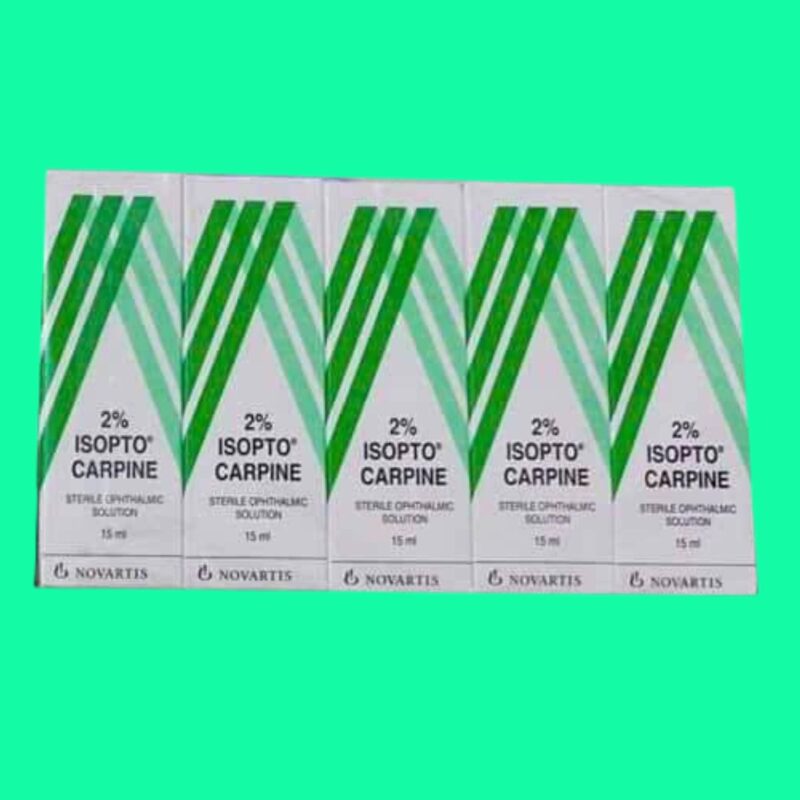 Thuốc Isopto Carpine 2% (Pilocarpine hydrochloride 2%) điều trị tăng ...