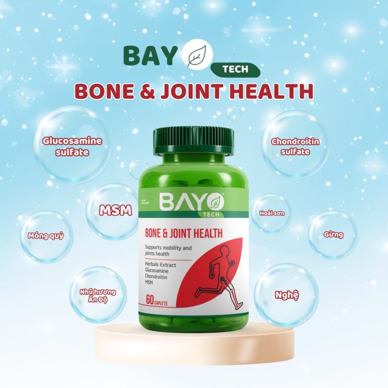 Thuốc Bayotech Bone & Joint Health giảm đau khớp, tăng cường vận động
