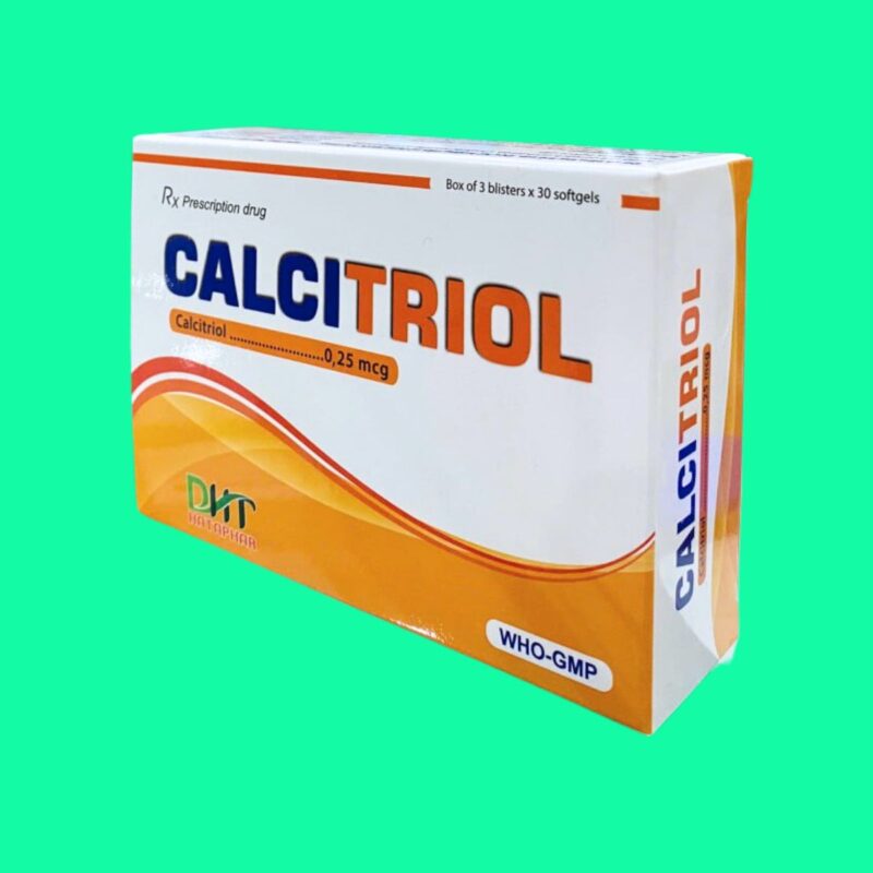 Thuốc Calcitriol DHT 0,25mcg điều trị loãng xương sau mãn kinh