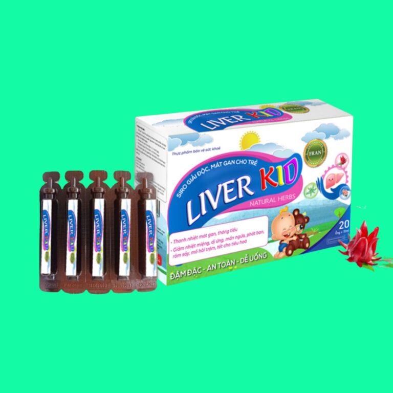 Nước bổ gan Liver Kid Fran bảo vệ gan, giảm mẩn ngứa cho bé