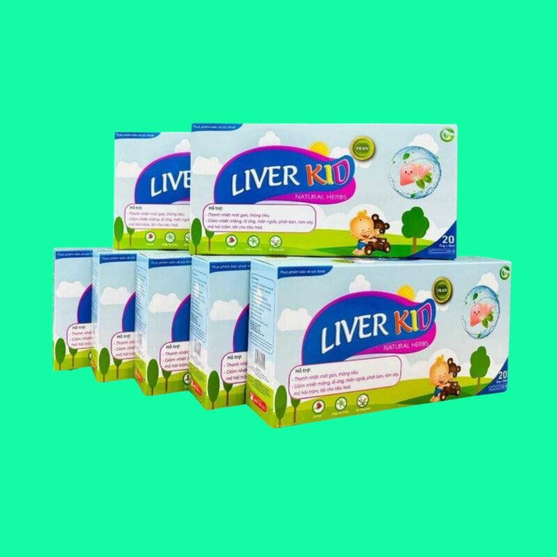 Nước bổ gan Liver Kid Fran bảo vệ gan, giảm mẩn ngứa cho bé