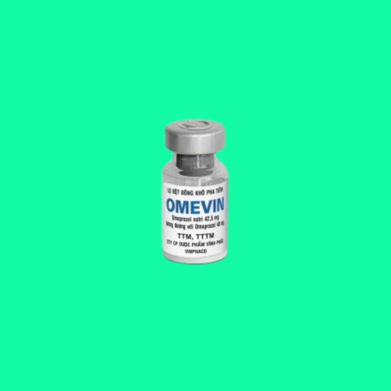Thuốc Omevin 40mg ức chế bài tiết acid dạ dày, bảo vệ niêm mạc
