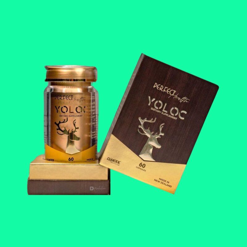 Viên uống nhau thai hươu Perfect Health Yoloc giúp trẻ hóa làn da