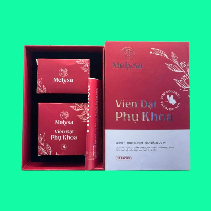 Viên đặt phụ khoa Melysa khắc phục viêm nhiễm phụ khoa, se khít âm đạo