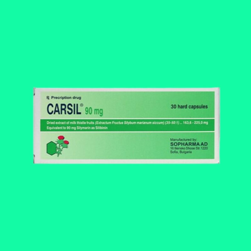 Thuốc Carsil 90mg điều trị xơ gan, viêm gan, gan nhiễm mỡ