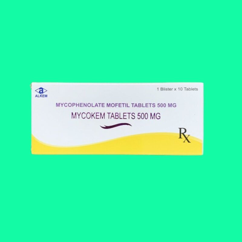 Thuốc Mycokem tablets 500mg ức chế miễn dịch trong ghép tạng