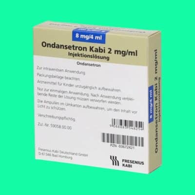 Thuốc Ondansetron Kabi 2mg/ml giảm buồn nôn, nôn do hóa trị, xạ trị