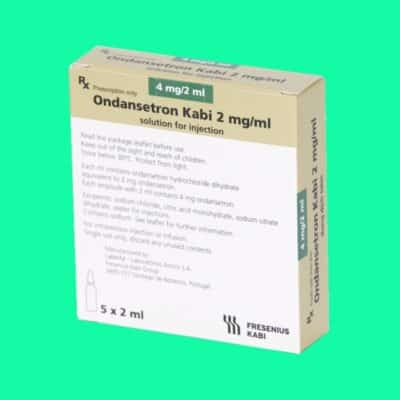 Thuốc Ondansetron Kabi 2mg/ml giảm buồn nôn, nôn do hóa trị, xạ trị