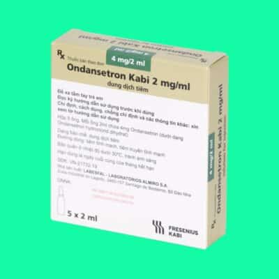 Thuốc Ondansetron Kabi 2mg/ml giảm buồn nôn, nôn do hóa trị, xạ trị