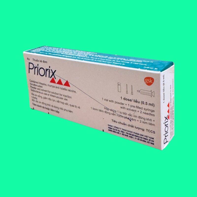 Vaccine Priorix kết hợp 3 trong 1 phòng ngừa sởi, quai bị, rubella
