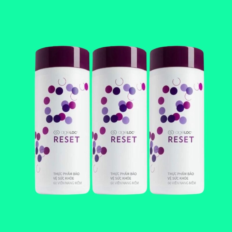 Thuốc AgeLOC RESET hỗ trợ chống oxy hóa mạnh mẽ, nâng cao sức khỏe