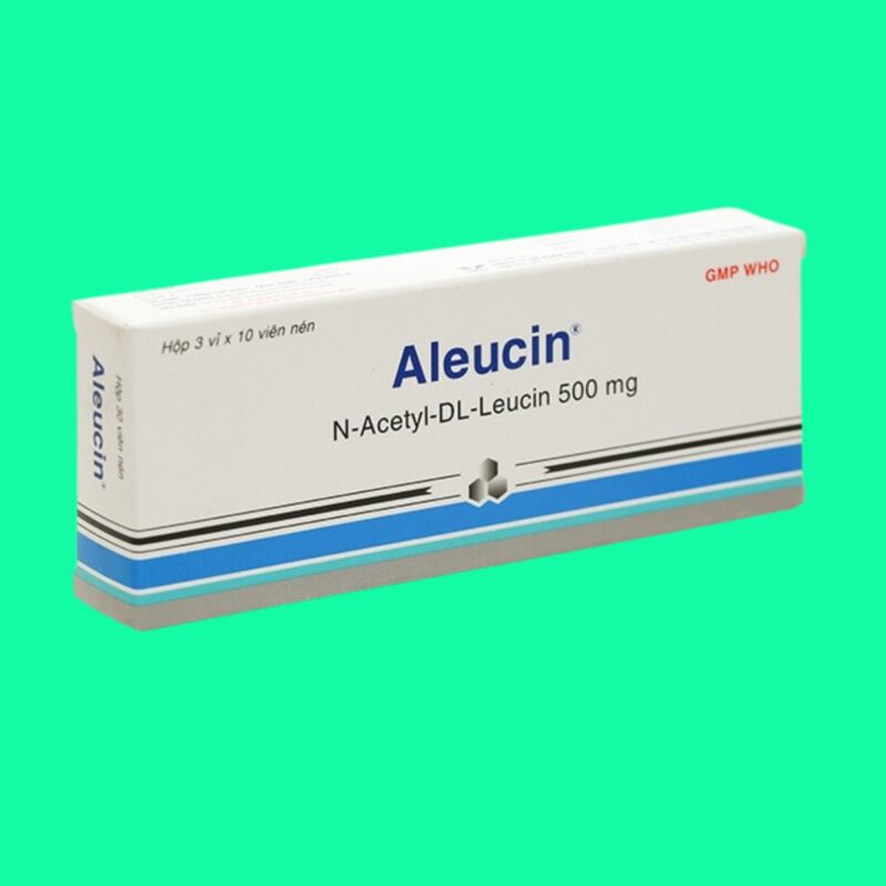 Thuốc Aleucin 500mg (N-Acetyl DL- Leucin 500mg) điều trị hoa mắt, chóng mặt