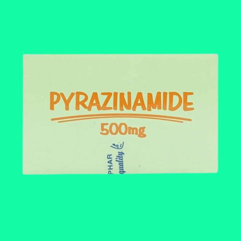 Thuốc Pyrazinamide 500mg Mekophar (Pyrazinamid 500mg) điều trị lao