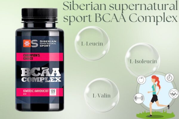 Thuốc Siberian supernatural sport BCAA Complex cung cấp các acid amin ...
