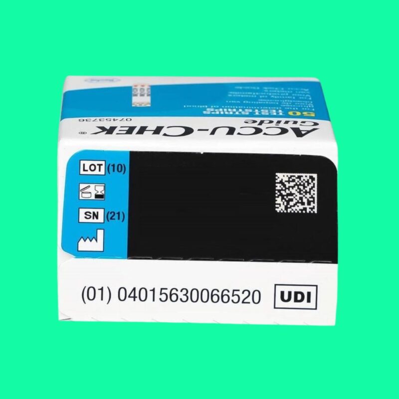 Que thử Accu-Chek Guide test strips hỗ trợ kiểm tra đường huyết nhanh ...