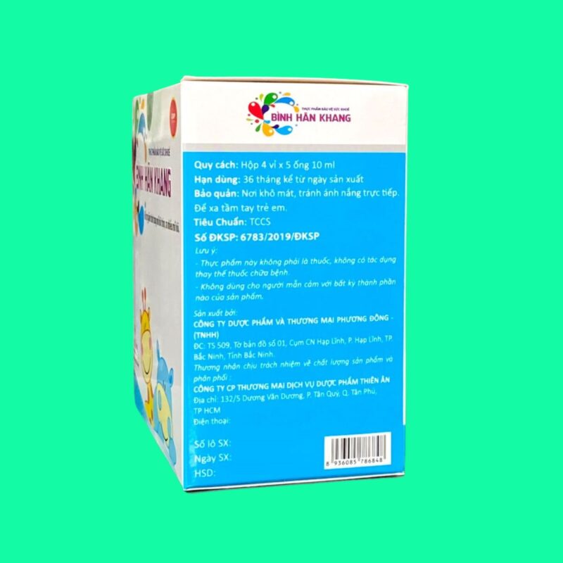 Thuốc Bình Hãn Khang hỗ trợ cải thiện tình trạng mồ hôi trộm