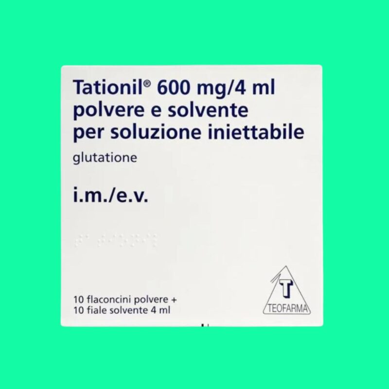 Thuốc Tationil 600mg/4ml (Glutathione 600mg/4ml) – Điều trị chảy máu ...