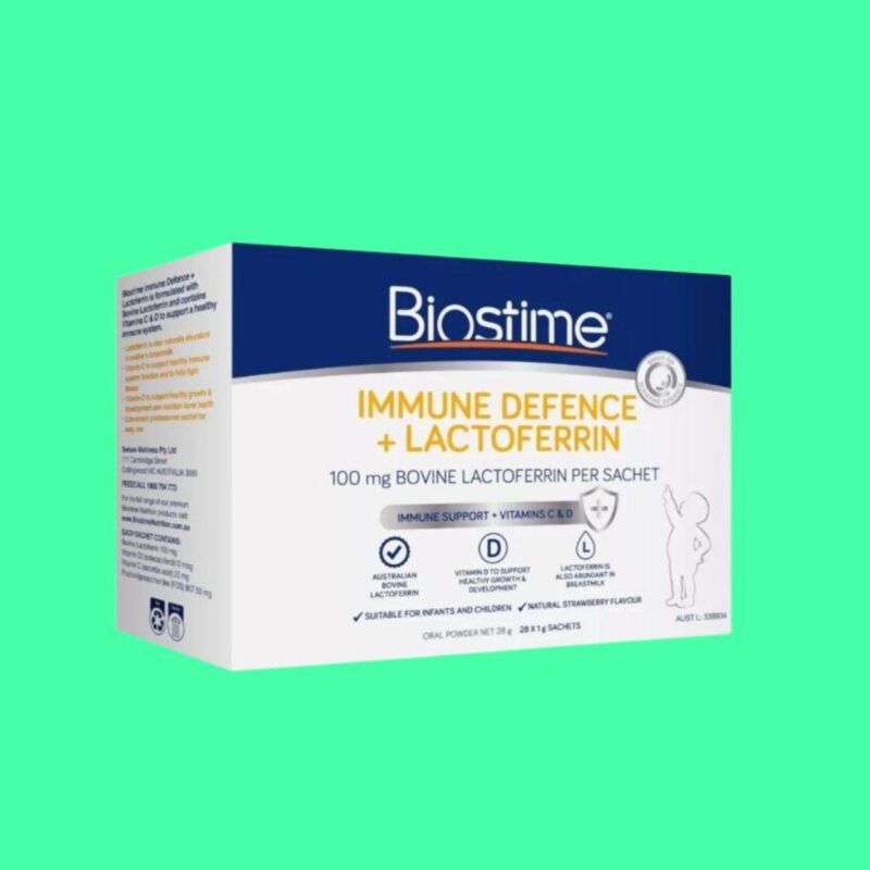 Thuốc Biostime Immune Defence + Lactoferrin tăng cường đề kháng
