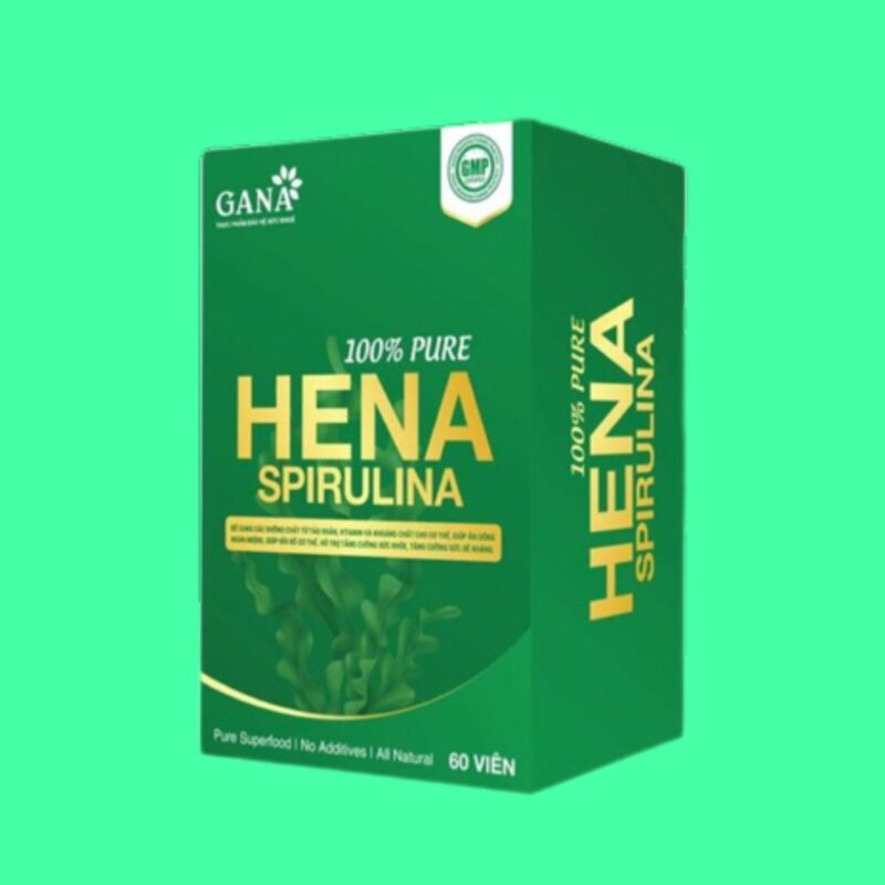 Thuốc Hena Spirulina tăng cường đề kháng, bổ sung vitamin