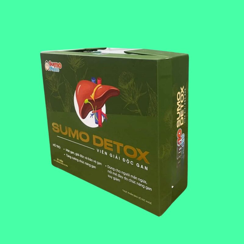 Thuốc Sumo Detox giúp thanh nhiệt, giải độc gan, bảo vệ gan