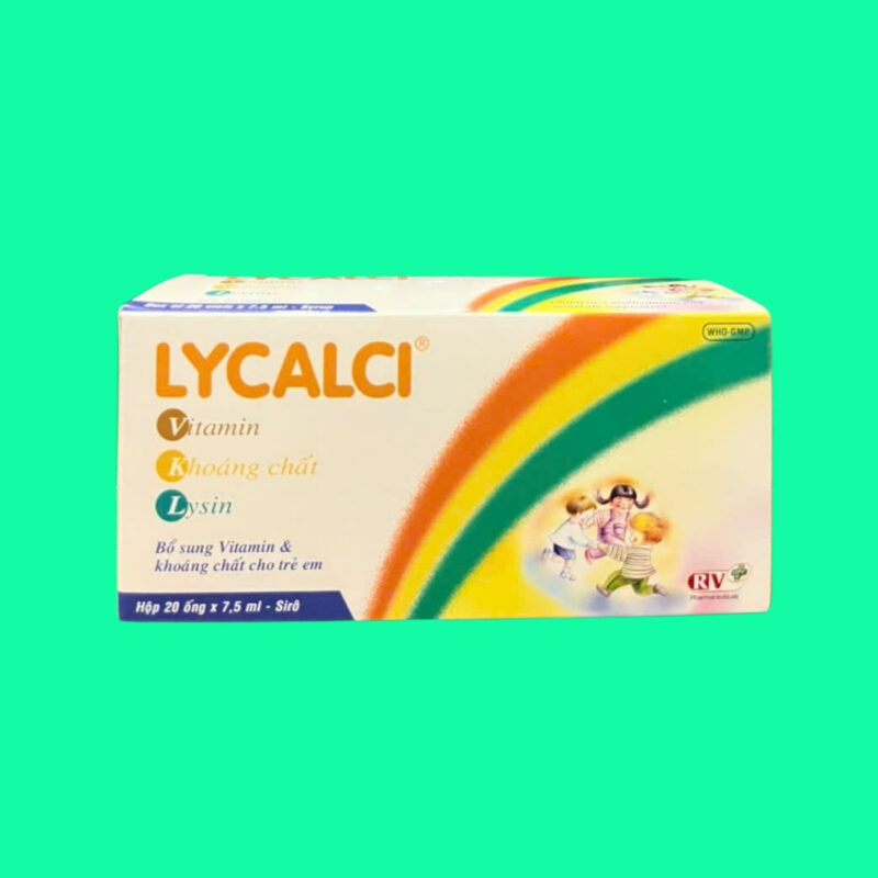 Thuốc Lycalci - Cung cấp vitamin, khoáng chất cho trẻ suy dinh dưỡng
