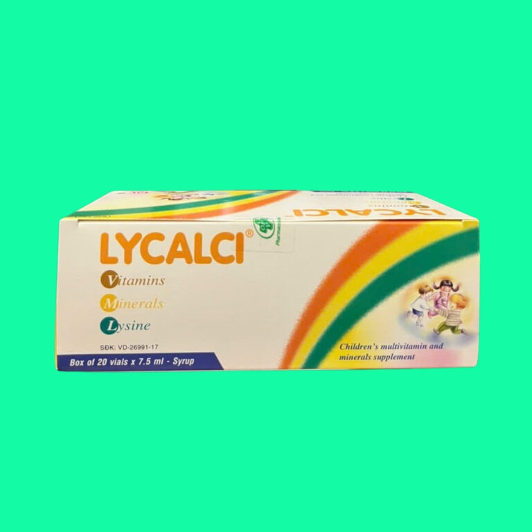 Thuốc Lycalci - Cung cấp vitamin, khoáng chất cho trẻ suy dinh dưỡng