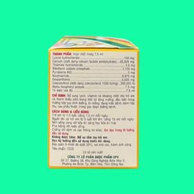 Thuốc Lycalci - Cung cấp vitamin, khoáng chất cho trẻ suy dinh dưỡng