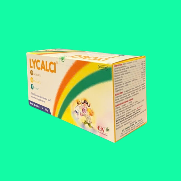 Thuốc Lycalci - Cung cấp vitamin, khoáng chất cho trẻ suy dinh dưỡng