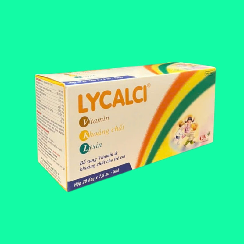 Thuốc Lycalci - Cung cấp vitamin, khoáng chất cho trẻ suy dinh dưỡng