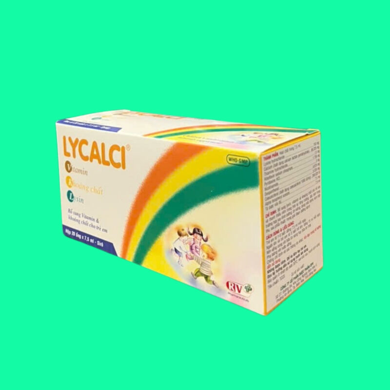 Thuốc Lycalci - Cung cấp vitamin, khoáng chất cho trẻ suy dinh dưỡng