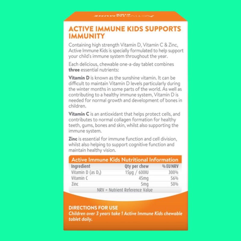 Thuốc Active Immune Kids – Hỗ trợ tăng cường miễn dịch cho bé