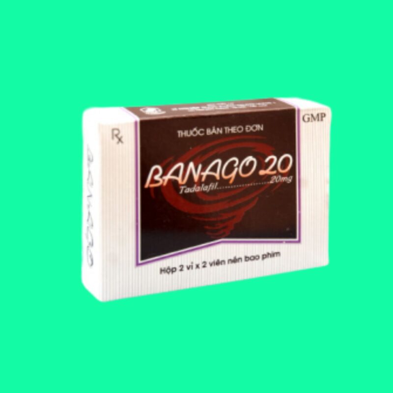 Thuốc Banago 20mg (Tadalafil 20mg) – Điều trị tình trạng rối loạn cương ...