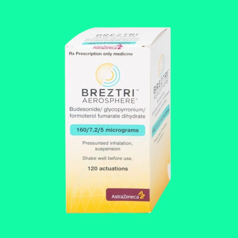 Thuốc Breztri Aerosphere – Điều trị duy trì bệnh phổi tắc nghẽn mạn tính