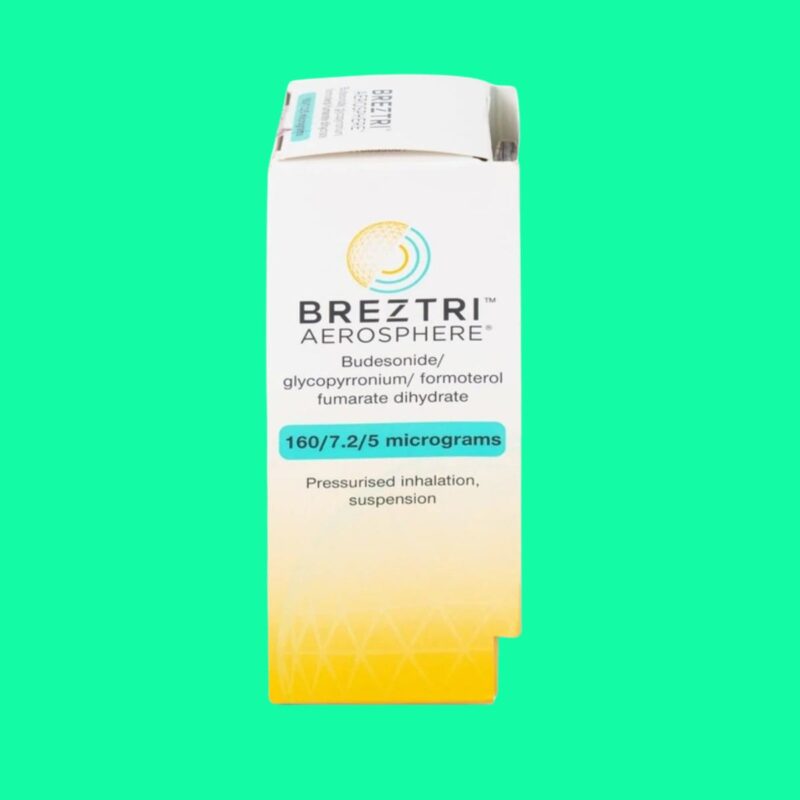 Thuốc Breztri Aerosphere – Điều trị duy trì bệnh phổi tắc nghẽn mạn tính