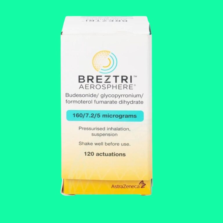 Thuốc Breztri Aerosphere – Điều trị duy trì bệnh phổi tắc nghẽn mạn tính