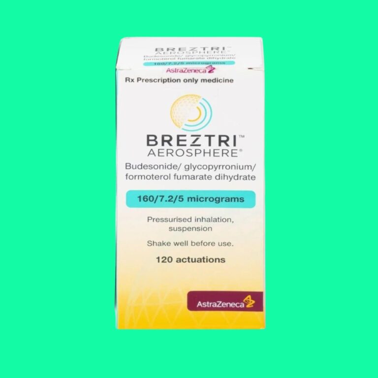 Thuốc Breztri Aerosphere – Điều trị duy trì bệnh phổi tắc nghẽn mạn tính