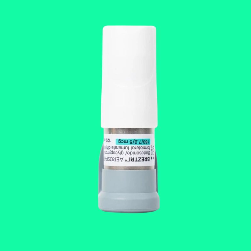 Thuốc Breztri Aerosphere – Điều trị duy trì bệnh phổi tắc nghẽn mạn tính