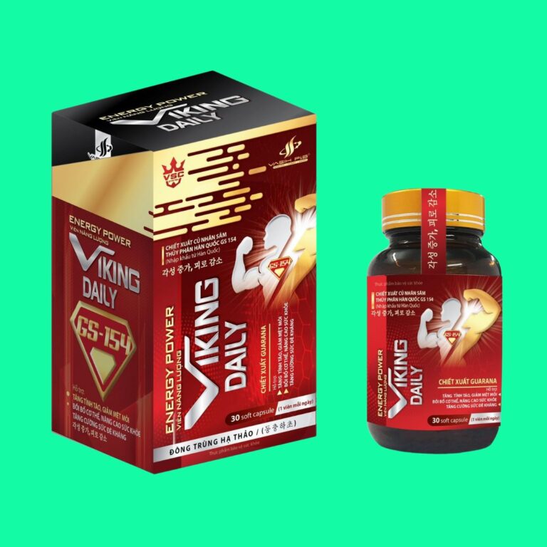 Thuốc Energy Power Viên Năng Lượng Viking Daily hỗ trợ đề kháng