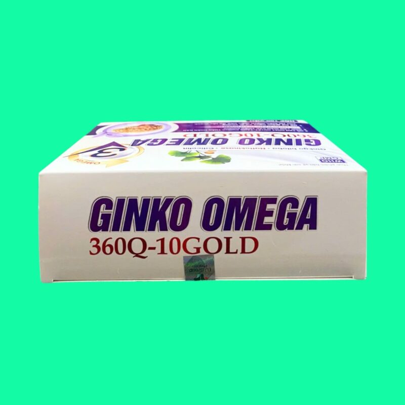 Ginko Omega 360Q-10Gold hỗ trợ tăng cường tuần hoàn máu não
